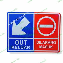 Jual Rambu Keluar Masuk Spbu - Jakarta Barat - sentral safety sign ...