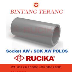 Jual Sok PVC 3" Rucika AW / PVC Sok 3" AW / PVC Sock 3 inch AW / Socket ...