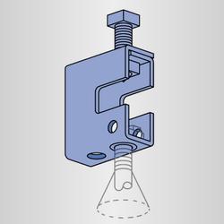 Jual UNISTRUT P1386 Beam Clamp- 1-5/8" Channel Fitting, HDG - Kota ...