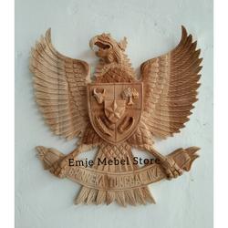 Jual lambang burung garuda jati ornamen hiasan dinding - Kab. Jepara ...