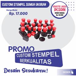 Jual Cetak Stempel Flash Murah / Stempel Otomatis / Desain Custom ...