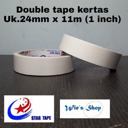 Jual Double Tape Kertas 1 Inch x 11 Meter (24mm) - Jakarta Barat ...