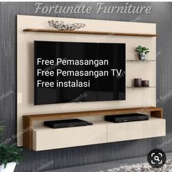 Jual partisi backdrop tv rak tv minimalis modern Jakarta Custom ...