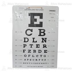 Jual Snellen Chart / Bagan Test Ketajaman Mata / Test Rabun Jauh ONEMED ...