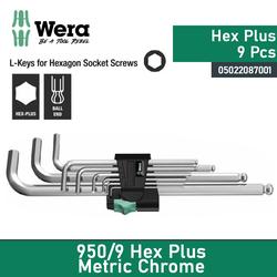 Jual Kunci L Hex-Plus Metric Set Wera 05022089001 Ball Point L-Key, 9 ...