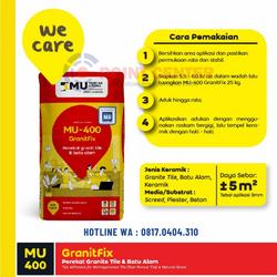 Promo Mortar Utama MU-400 GranitFix Perekat Granite Tile dan Batu Alam ...
