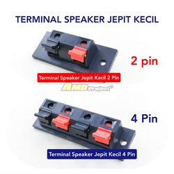 Jual Terminal PCB 4-Pin Panel Speaker Box Amplifier Stereo Kabel Jepit ...