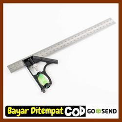 Jual Alat Perkakas Penggaris Siku Tukang Sudut L Waterpass Angle Ruler ...
