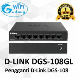Jual D-Link DGS-108GL 8 Port Gigabit Metal Case Unmanaged Switch DGS ...