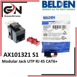 Jual Belden AX101321 S1 Modular Jack UTP RJ45 Cat-6+ Cat6+ AX-101321 ...