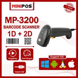 Jual Barcode Scanner 1D+2D MINIPOS MP-8002 OMNI Auto Scan QRCode Kabel ...
