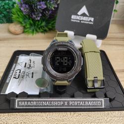 Jual Jam Eiger Helicon Original Jam Outdoor Adventure Olive - Hitam ...