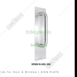 Jual Pull Handle / Tarikan Pintu / Sign Plate DEKKSON SP003 N HDL SSS - Kota Makassar - Everest ...