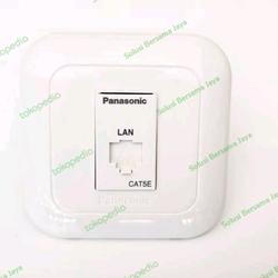 Jual PANASONIC Socket Outlet Data Cat.5 + Outlet TV Wide Series ...