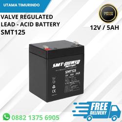 Jual SAMOTO Battery 12V 5AH Baterai Aki Kering Ups VRLA SMT POWER ...