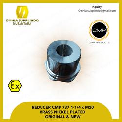 Jual Reducer Exproof CABTEK 3/4" NPT (M) X 1/2" NPT (F) Brass Nickel ...