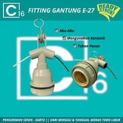 Jual Fitting WD Lampu Fitting Gantung Keramik E27 Dan E40 - E27, Besi - Kota Bekasi - MAHTUARI ...