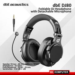 Jual dbE DJ80 Foldable DJ Headphone with Detachable Microphone ...