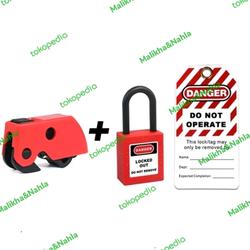 Jual Safety LOTO Lockout Tagout Universal Miniature Circuit Breaker ...