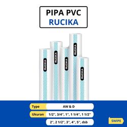 Promo Pipa PVC 1 inch Rucika Wavin (AW) per batang - Jakarta Barat - TB ...