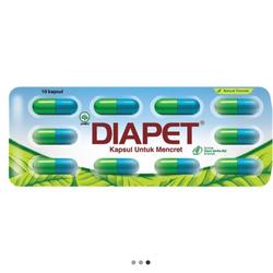 Jual Diapet 10 Kapsul - Pereda Mencret Diare - Jakarta Pusat - Apotek Mandjur | Tokopedia