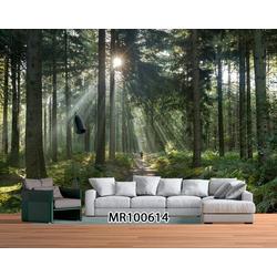 Jual Photowall Mural 3D Dinding Wallpaper Mural Burung Merak Hewan Rusa ...