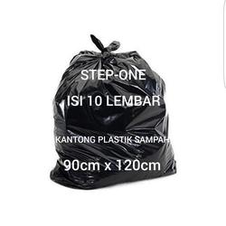 Jual KANTONG PLASTIK SAMPAH HITAM TEBAL TRASH BAG JUMBO AnTI BOCOR PACK - 60cm x 100cm, Roll ...