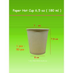 Jual Paper Hot Cup 8 oz 240 ml HANDLE POLOS Gelas Kertas 1 PAX 50 pcs - Jakarta Utara - TOKO ...
