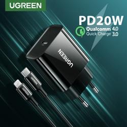 Jual UGREEN Charger iPhone Lightning MFI PD Type C Fast Charging 20w - 1 SET 20W BLACK - Jakarta ...