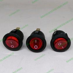Jual Saklar bulat waterproof GLB 220V 3Pin Rocker round Switch LED ...