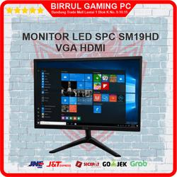 Jual LED Monitor SPC 19 inch SM-19HD HDMI VGA 1440x900 HD Original ...