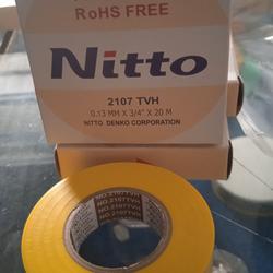 Jual Isolasi Nitto / Isolasi Listrik Nitto Hitam Merah Biru Kuning ...