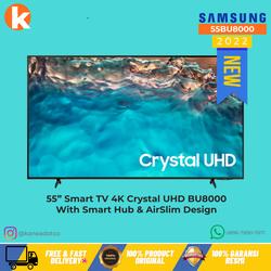 Jual Samsung Smart TV 55 Inch 4K Crystal UHD UA55BU8000K - Kota Semarang - Samsung Grade | Tokopedia