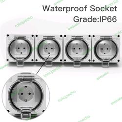 Jual Stop Kontak Waterproof Karet IP54 Outdoor Colokan Listrik Anti Air ...