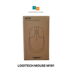 Promo Logitech M191 Mouse Wireless Full Size - Mid Grey - - Logitech ...