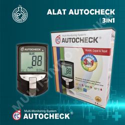 Jual Alat Autocheck GCU 3 in 1 gula darah kolesterol asam urat - Kota ...