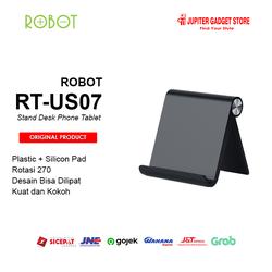 Jual ROBOT RT-US07 Foldable Stand Desk Phone Tablet Holder HP ORIGINAL ...