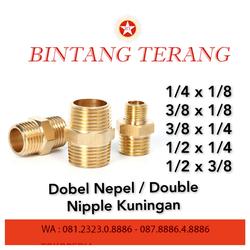 Jual double nepel 3/4 x 1/2 pvc /double drat luar / dobel nepel pvc ...
