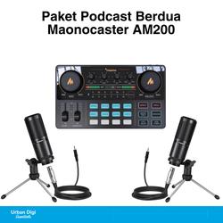 Promo MAONOCASTER Lite AU-AM200 All-in-One Podcast Station / Soundcard ...
