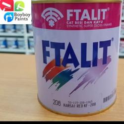 Jual Ftalit Gloss Cat Kayu Dan Besi Permanent Red 143 1 kg - Jakarta ...
