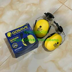 Jual Ear Muff Cantel Helmet OKRAN Earmuff Safety 28db Kuning Gosave 28 ...