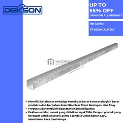 Jual REL ATAS DEKKSON TR 9123-2.3M GALV Top Track Pintu Garasi 230 Rel ...