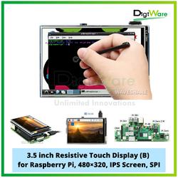 Jual 3.5 inch Resistive Touch Screen LCD 480x320 SPI IPS for Raspberry ...