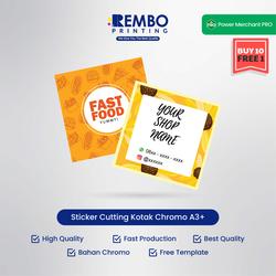 Jual Cetak Stiker Label Chromo Kotak / Sticker Cromo Kemasan Produk ...