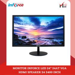 Promo MONITOR INFORCE LED 24AT 24" VGA + HDMI + SPEAKER 24 2400 INCH ...
