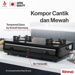 Promo RINNAI - Kompor Gas 2 Tungku Design Minimalis RI202S - Jakarta ...