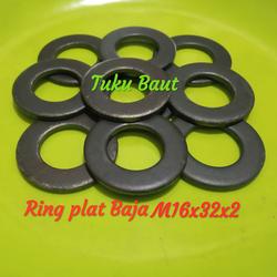 Jual Ring plat baja m16 ring plat hitam m16 ring 16mm ring baut 5/8 ...
