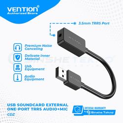 Jual DT - Vention Usb Sound Card SoundCard External Aux Audio 3.5mm ...