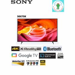 Promo SONY 50X75K 4K UHD HDR Smart Google Android TV 50 Inch KD-50X75K ...