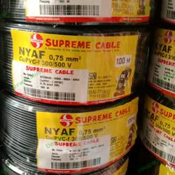 Jual NYAF 1x0.75mm SUPREME/ NYAF 0.75mm/ Kabel serabut 1 x 0.75/ FLEXIBLE - Merah - Jakarta ...